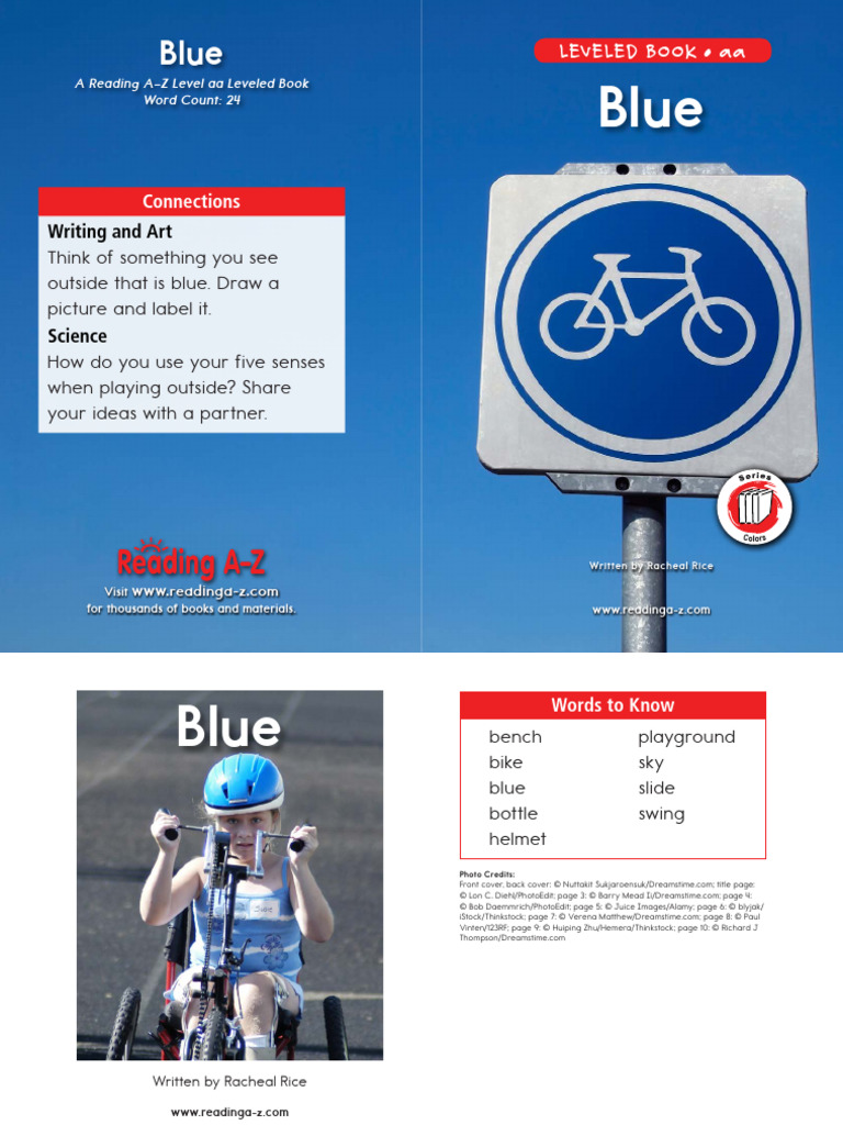 RAZ-AA 023-Blue | Download Free PDF | Learning