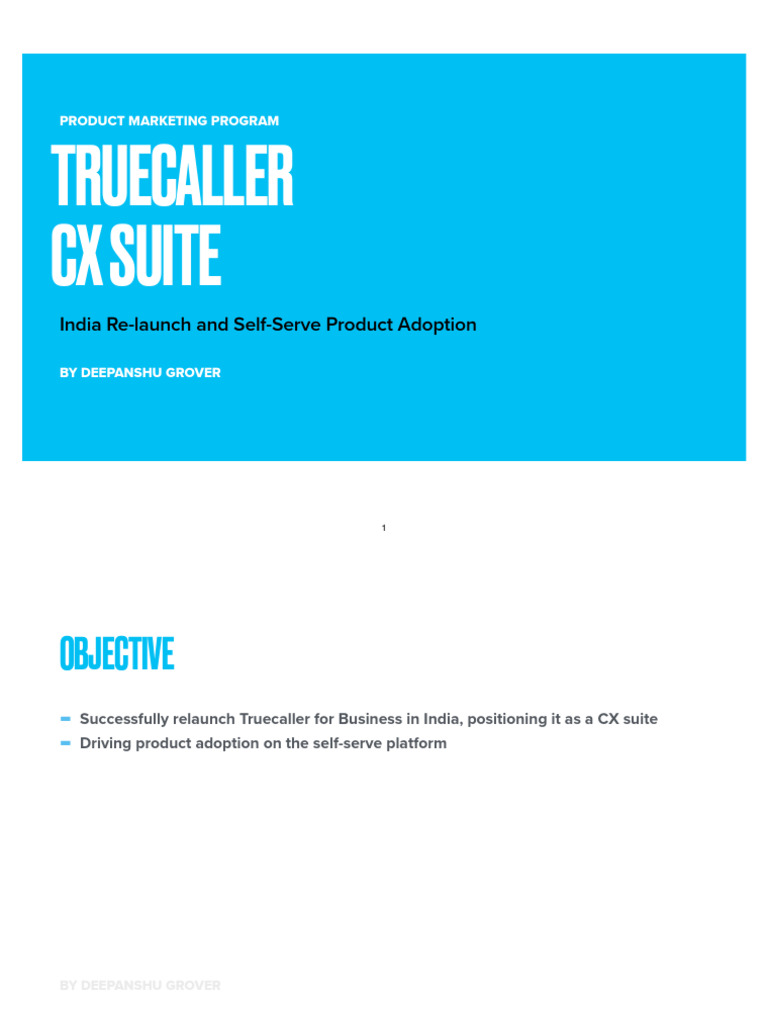 Truecaller Case Study | Download Free PDF | Cloud Computing | Marketing