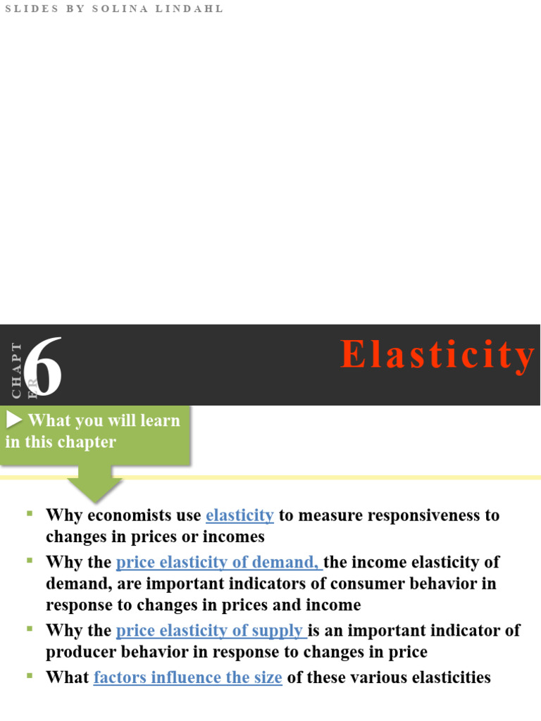 Understanding Price Elasticity Concepts | PDF | Elasticity (Economics ...