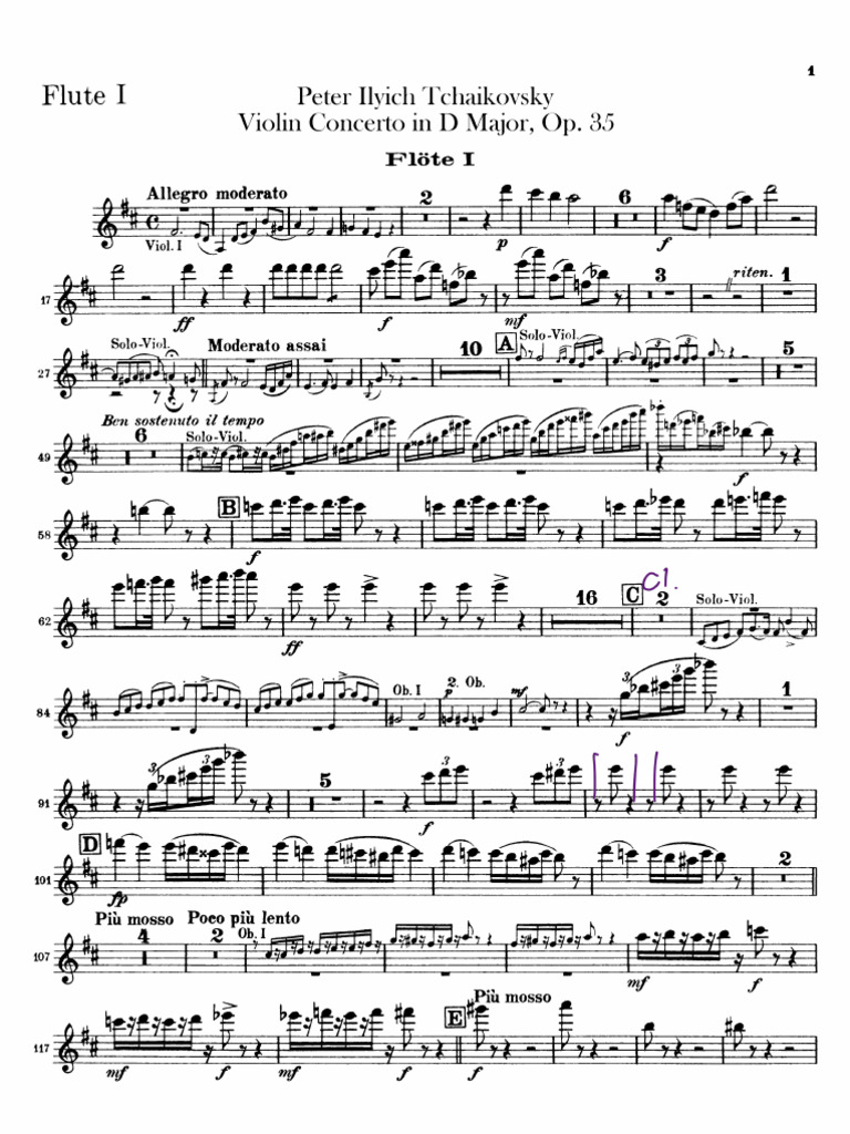01 - Flute 1, 3 | PDF