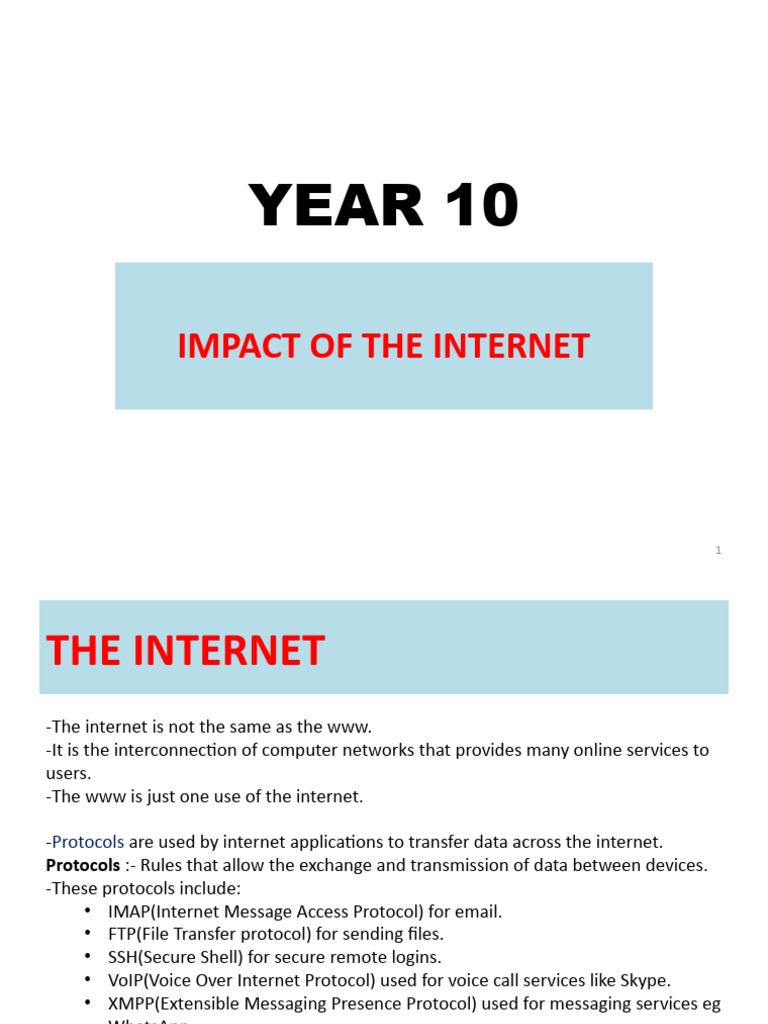 Impact of The Internet | PDF | Internet | Popular Culture & Media Studies