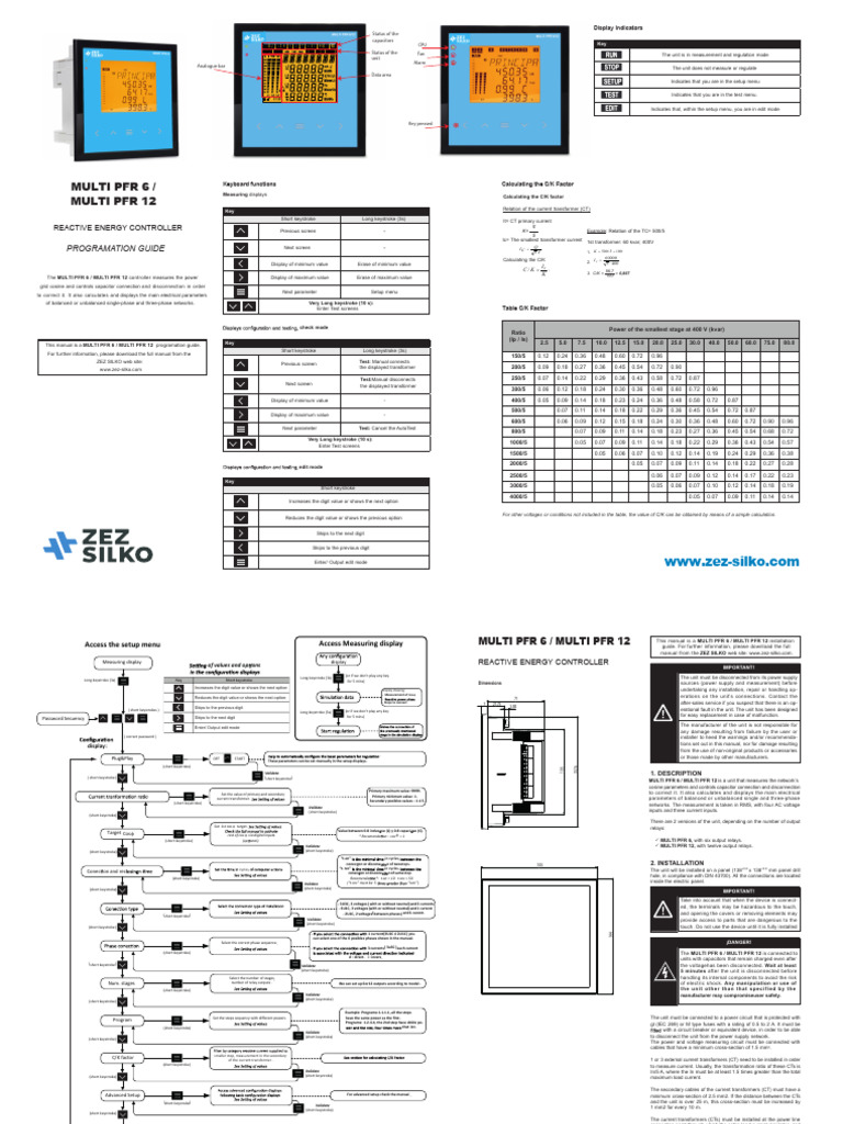 Manual Multi PFR Simple 06 12 en | PDF | Power (Physics) | Computer ...