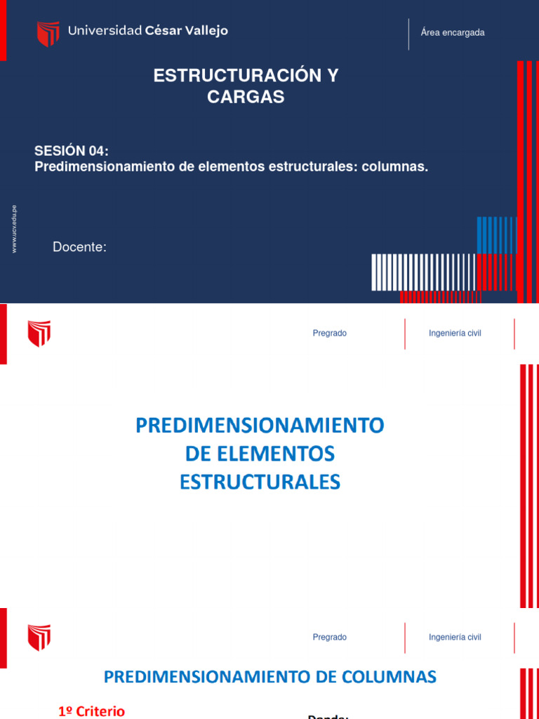 Predimensionamiento de Columnas Estructurales | PDF