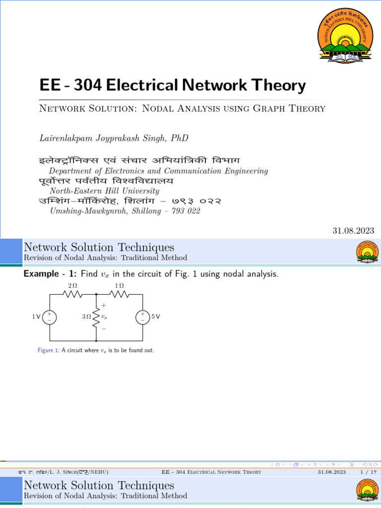 Network Analysis Techniques Nodal Analys | PDF | Electrical Network ...