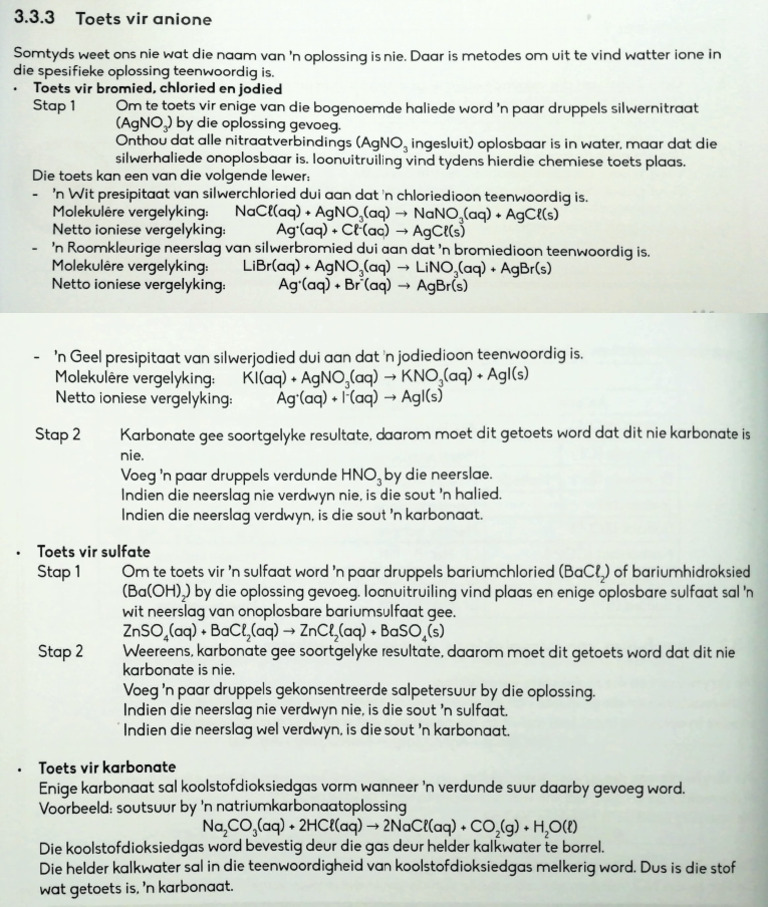 Skeinat Toets Vir Anione Gr.10 | PDF