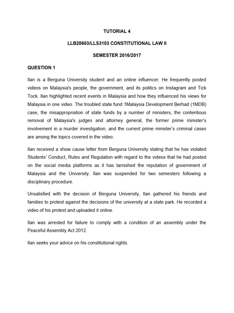 Tutorial 5 | Download Free PDF | Government | Human Rights