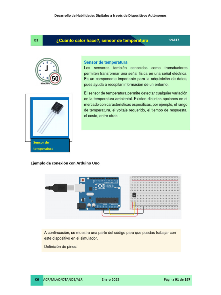 Uso de Sensores con Arduino Uno | PDF | Sensor | Arduino