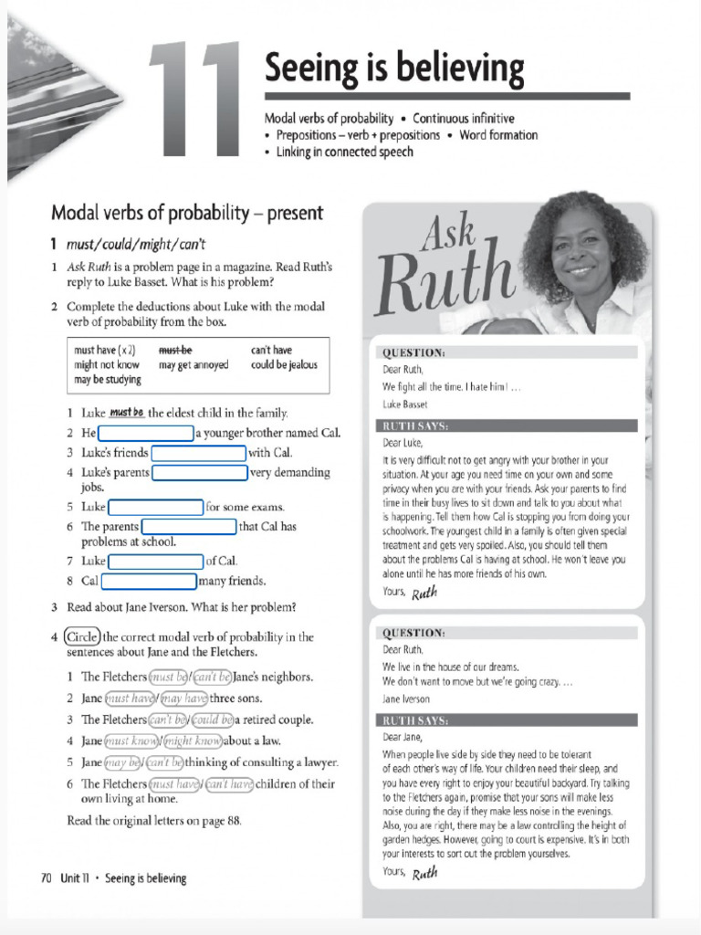 CW Modal Verbs of Probability Present and Past | PDF