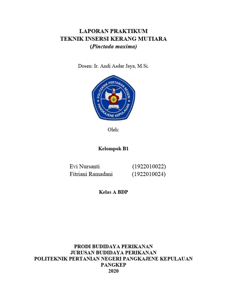Teknik Budidaya Kerang Mutiara | PDF
