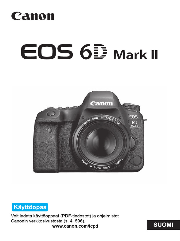 EOS 6D Mark II Instruction Manual FI | PDF