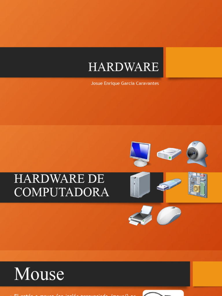 HARDWARE | PDF | Periférico | Hardware de la computadora
