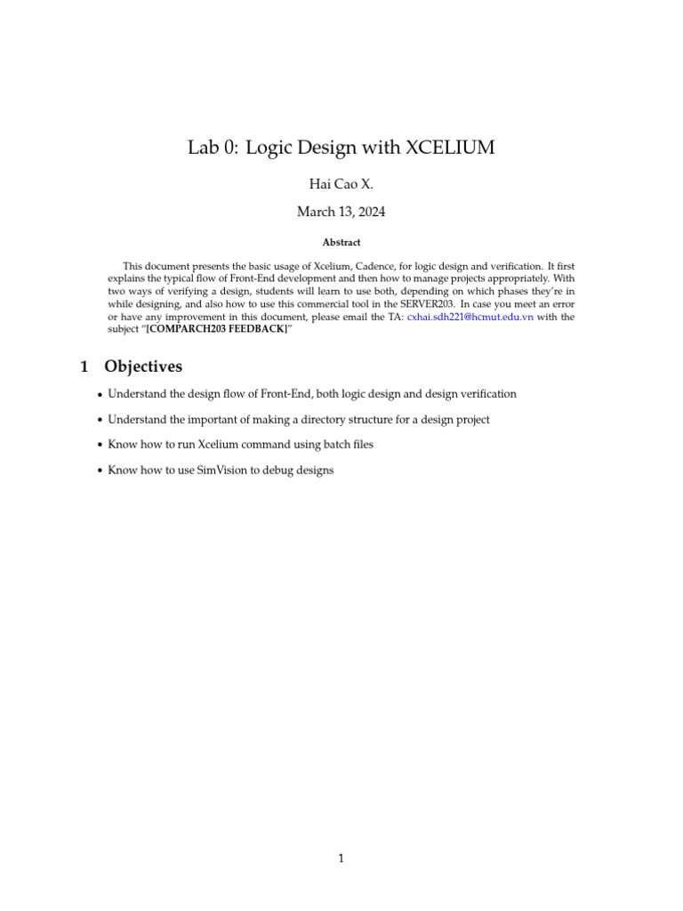 Lab0 Xcelium | PDF | Computer File | Computer Engineering