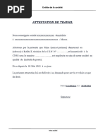 Attestation de Titularisation Employé | PDF