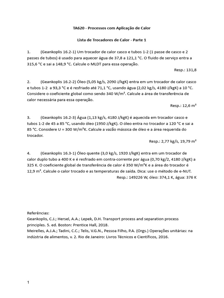 Lista TC Parte1 | PDF