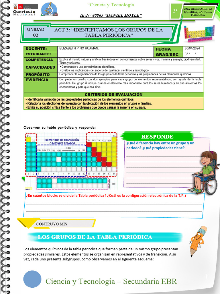 Cc3º ACT 3 CYT UND 2 - SEM 3 | PDF | Rieles | Minería
