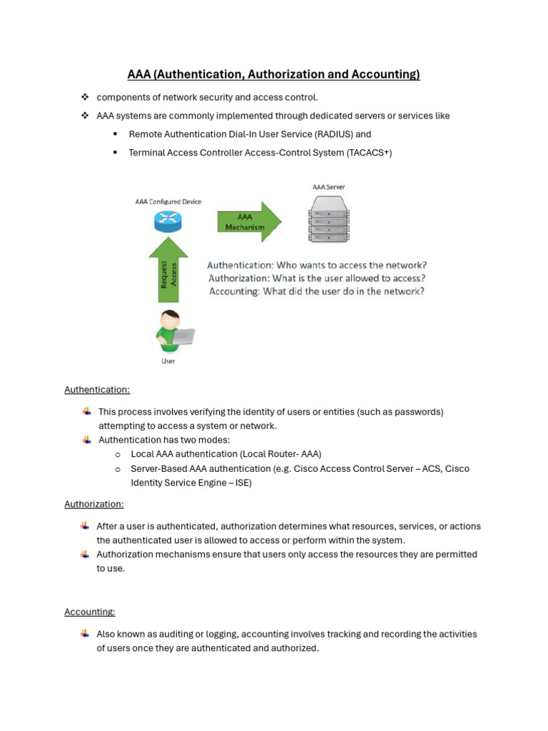 Aaa Cisco Access Control Server Acs With Tacacs Lab 1702837072 Pdf Computer Network Access