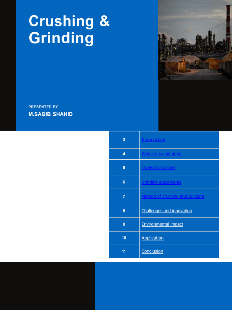 Crushing & Grinding: M.Saqib Shahid | Download Free PDF | Mill ...