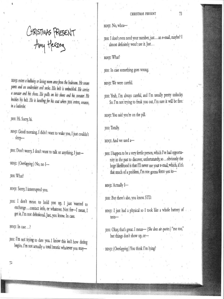 PLAY Christmas Present Amy Herzog | PDF