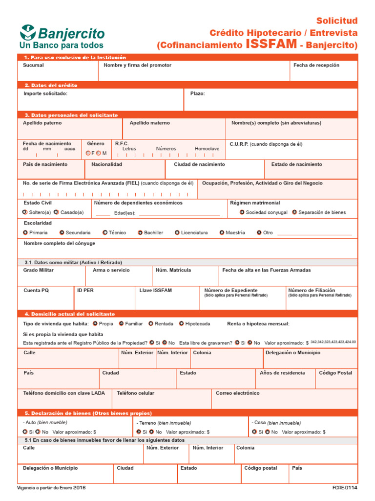 Solicitud Credito Issfam | PDF | Bancos | Propiedad de la comunidad