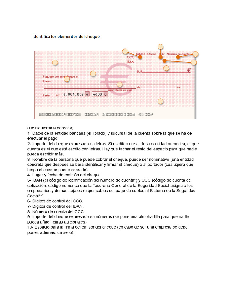 Ejercicios Tema 7 Finanzas | PDF | Cheque | Transferencia bancaria