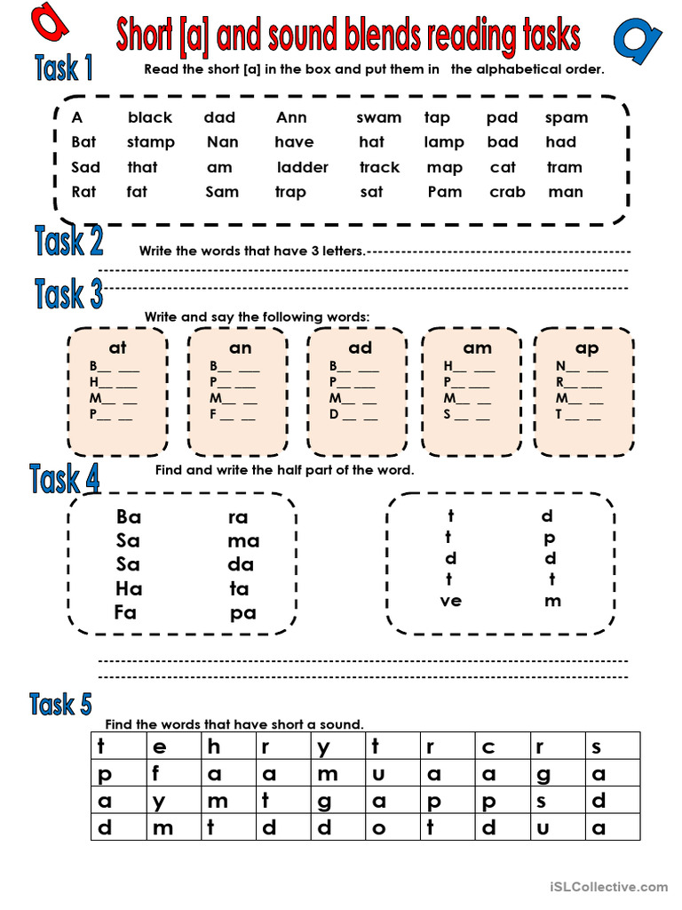 Short A Reading Practice | PDF