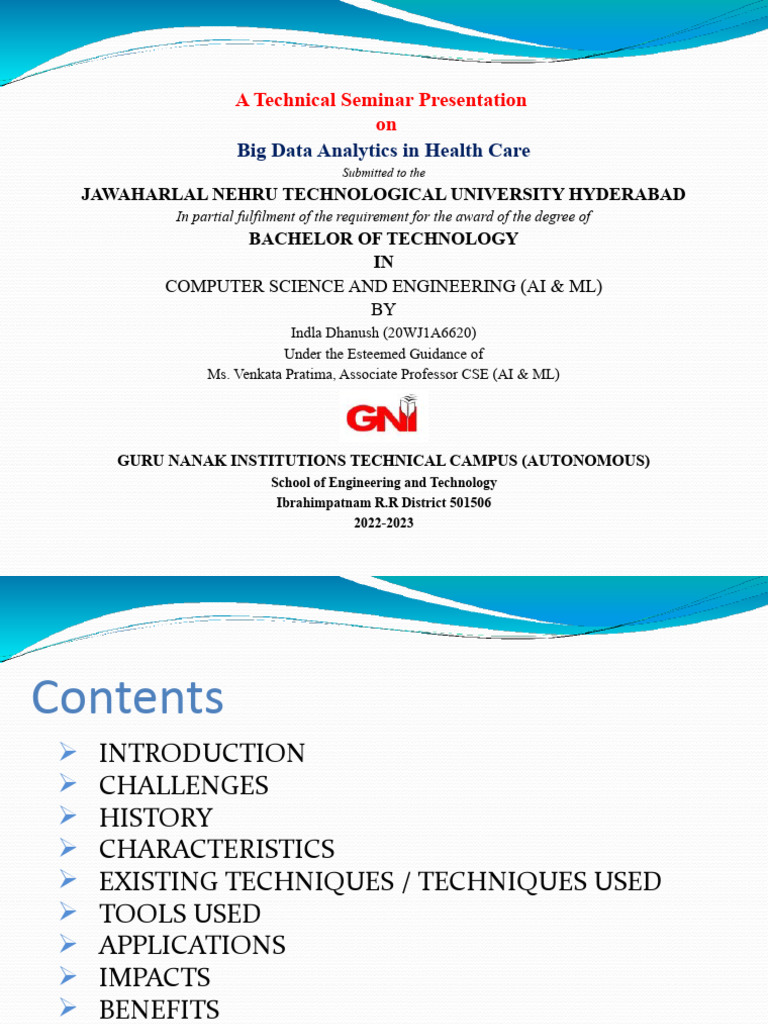 Seminar Big Data in Health Care | PDF | Big Data | Health Care