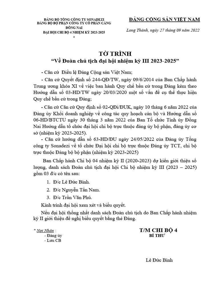 1-To Trinh Doan Chu Tich | PDF