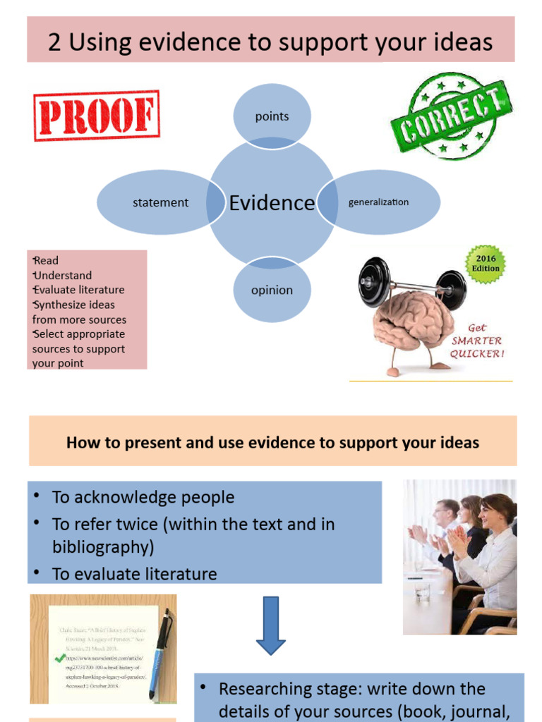 2 Using Evidence | Download Free PDF | Speed Reading | Evidence