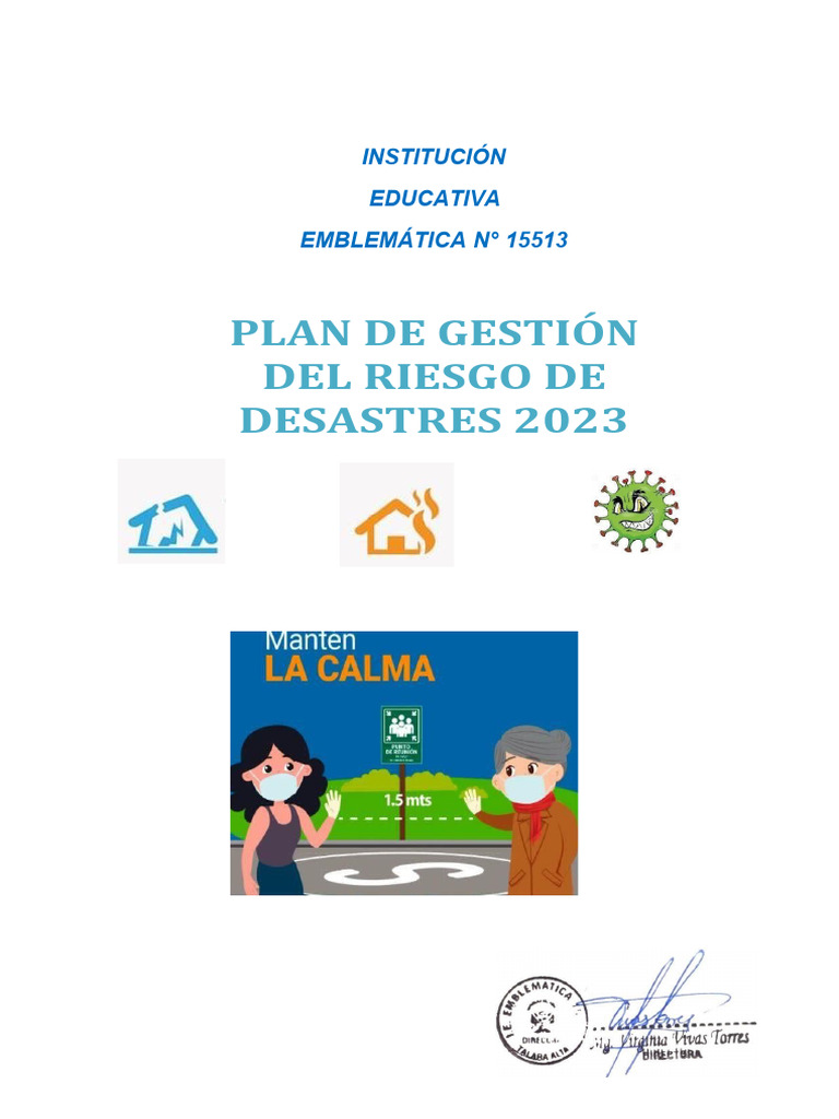 ESQUEMA DE PLAN DE GRD Emblematica - ACTUALIZADO 2023 | PDF | Radiación | Relámpago