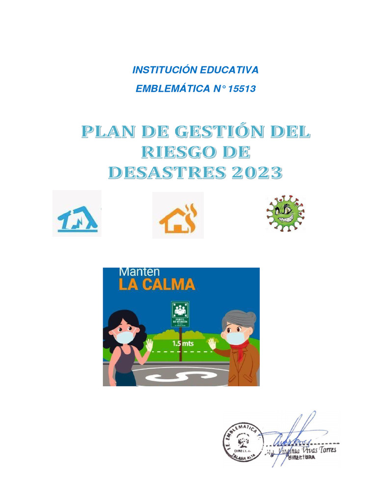 ESQUEMA DE PLAN DE GRD Emblematica - ACTUALIZADO 2023 | PDF | Radiación | Relámpago