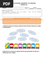 Los Dias de La Semana en Espanol Ejercicios PDF | PDF