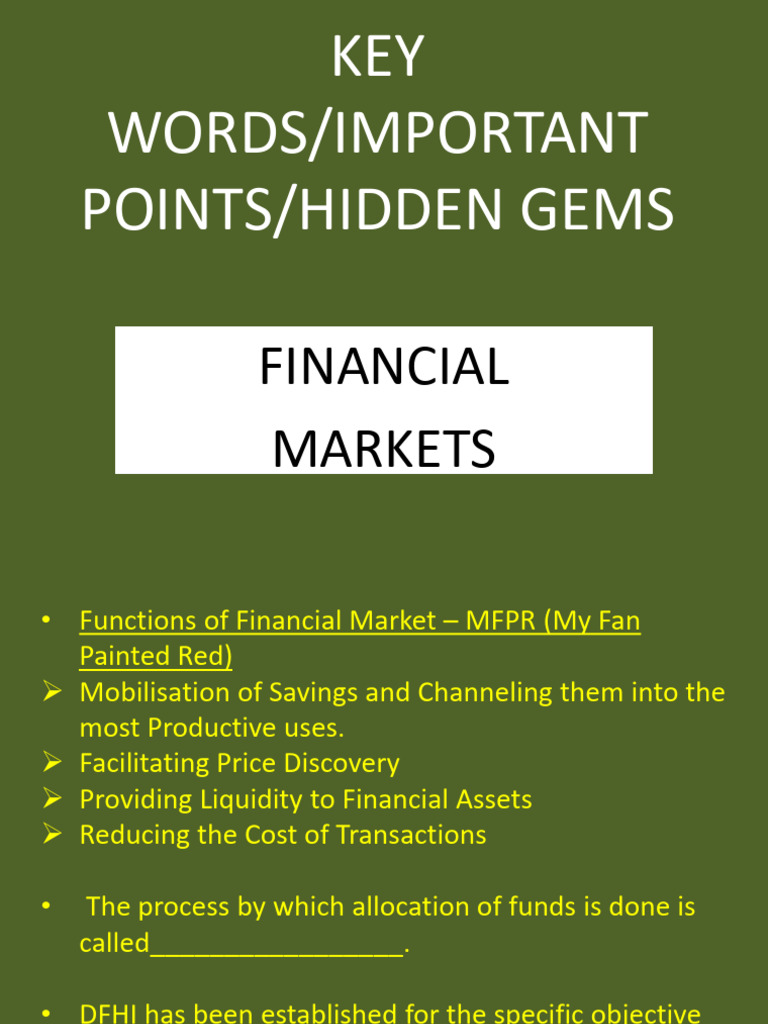 10 Financial Market - Fd9398e7 7bf1 46d3 Ae3b 0f537874f4fb | PDF | Securities (Finance) | Stocks