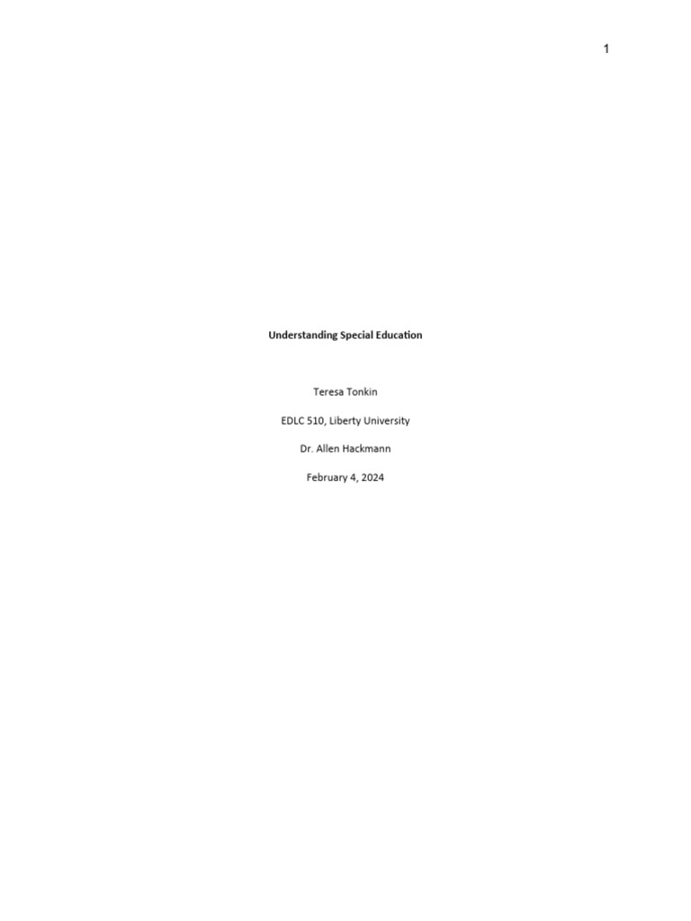 Special Education Essentials | PDF | Special Education | Individualized ...