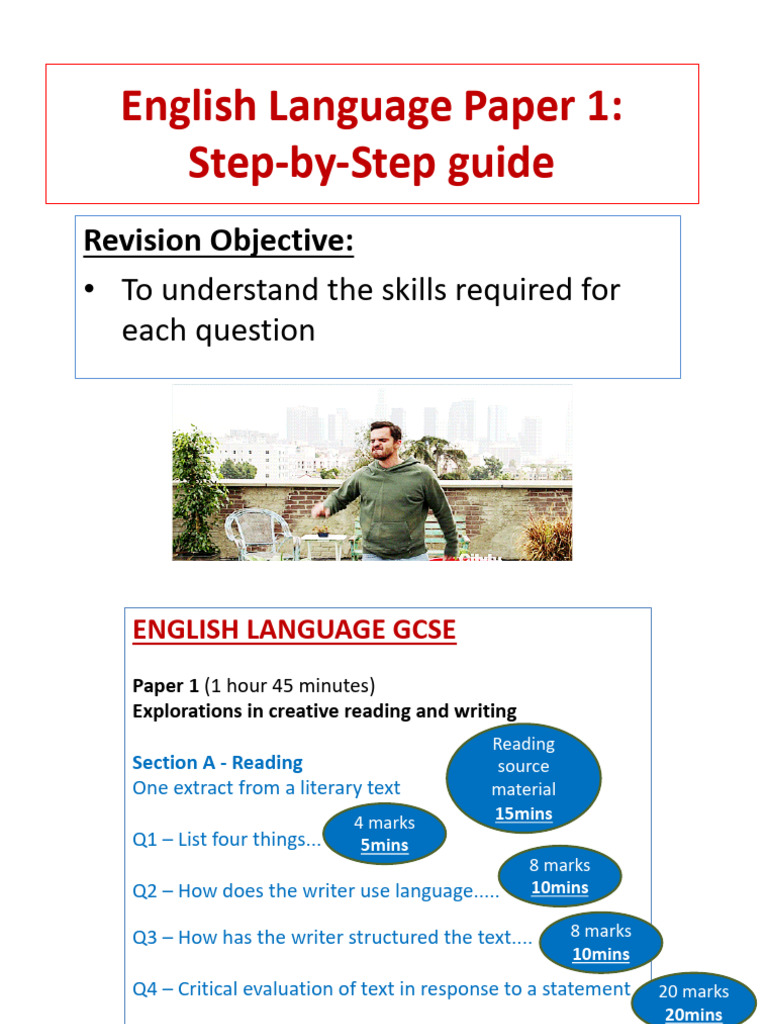Language Paper 1 - Step by Step Guide | PDF | Ellipsis | Linguistics
