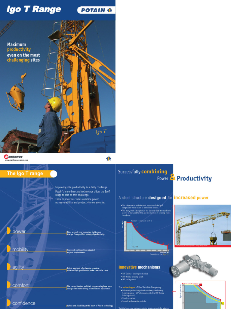 Potain - IgoT Brochure | PDF