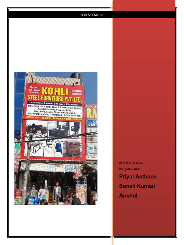 Assignment-2 of Brick and Mortar | PDF | Marketing | Private Sector Assignment-2 of Brick and Mortar | PDF | Marketing | Private Sector