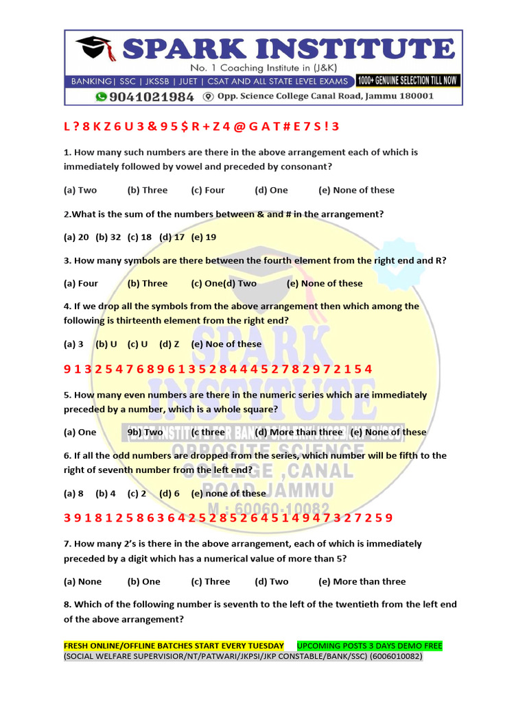 Alphanumeric Test For Cuet | PDF | Phonetics | Linguistics