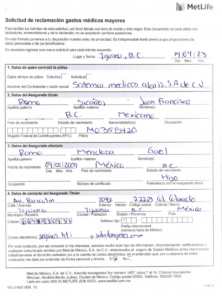 EXPEDIENTE | Descargar gratis PDF | Seguro | Póliza de seguros