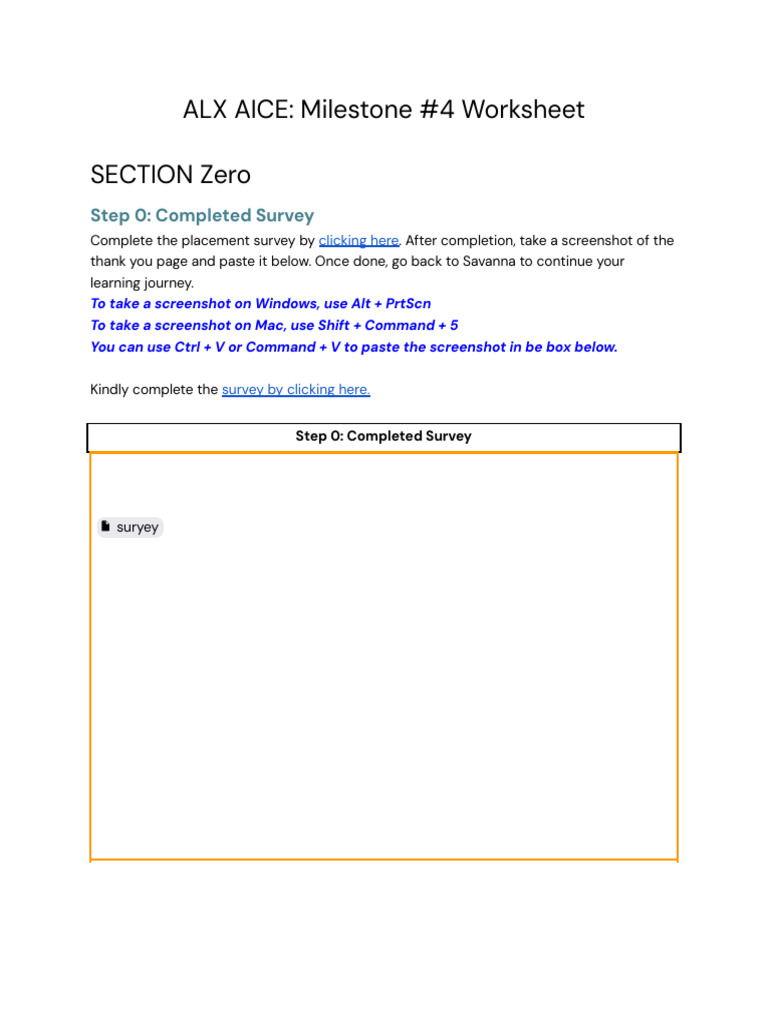 ALX AICE Milestone 4 Worksheet Guide | PDF | Artificial Intelligence ...