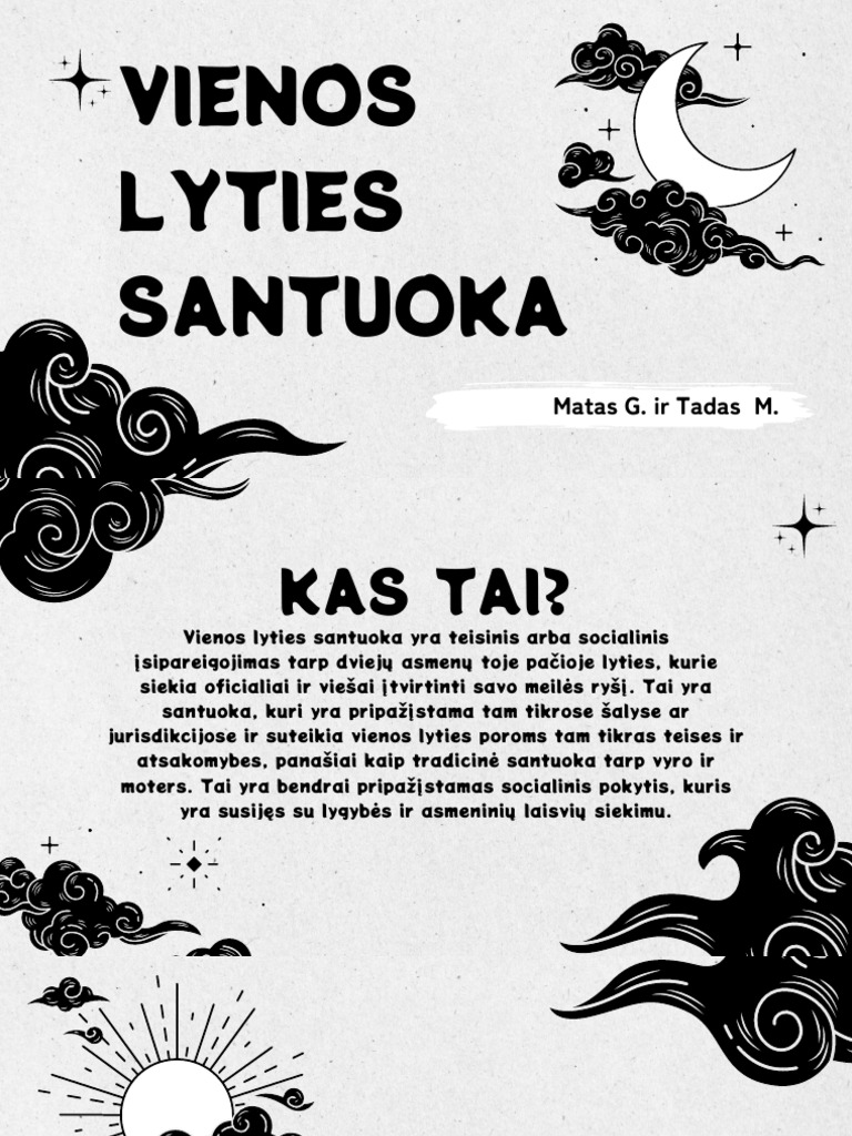 Vienos Lyties Santuoka | PDF