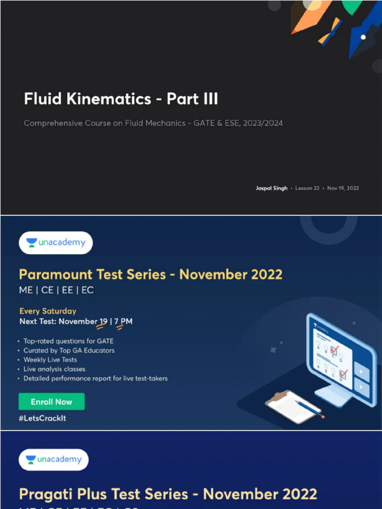 Fluid Kinematics Part III With Anno | PDF