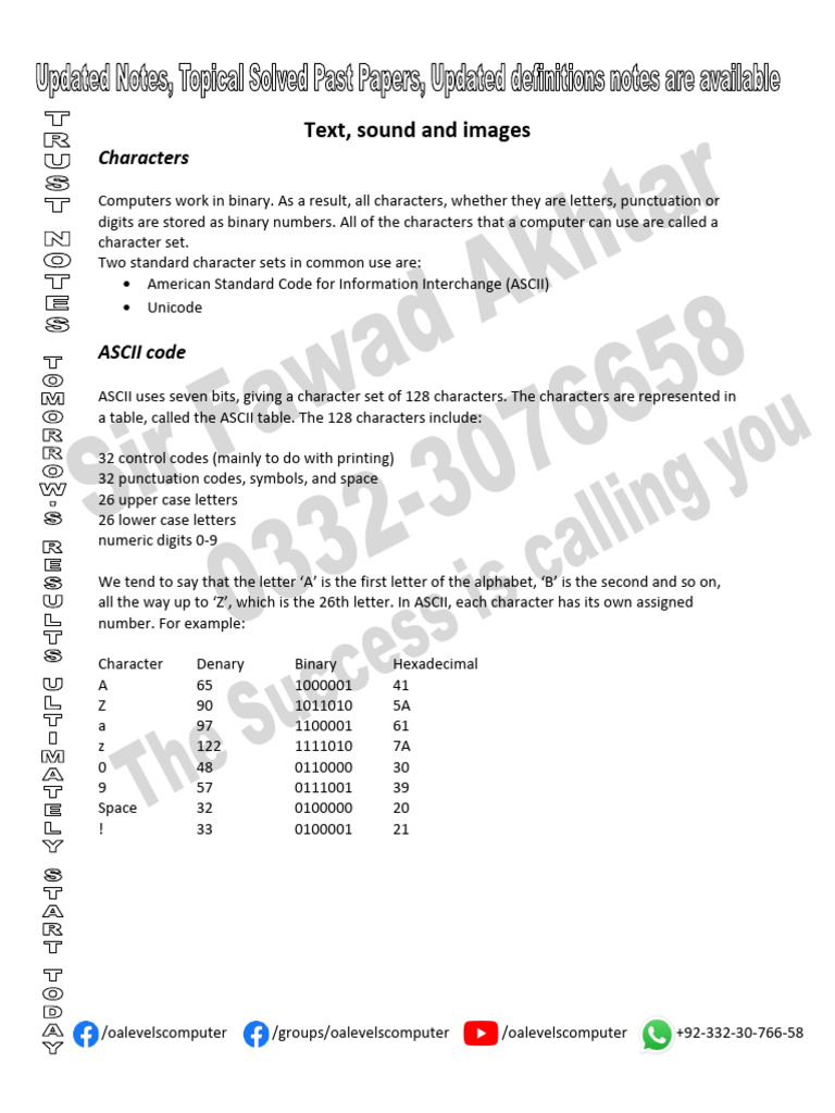 Representation of Text | PDF | Character Encoding | Ascii