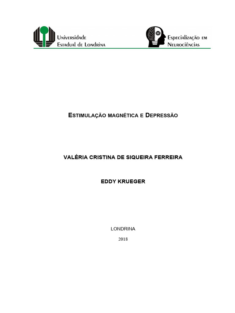 Projeto - Monografia - Modifi 27 Do 8 | PDF | Depressão | Remédio