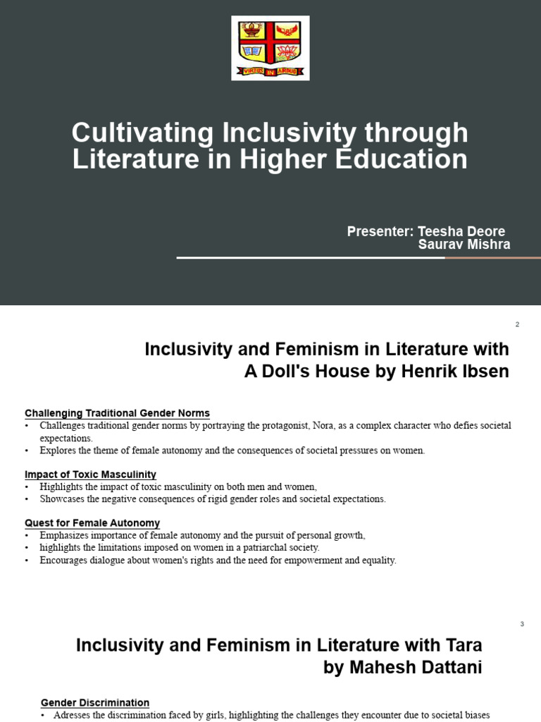 Inclusivity | PDF | Inclusion (Education) | Social Exclusion