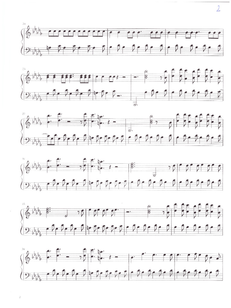 Believer2 Piano | PDF