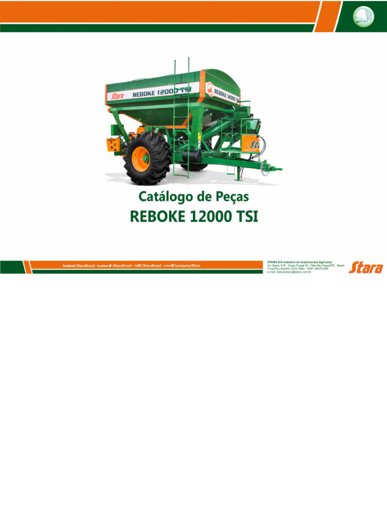 Reboke 12000 Tsi 05-18 | PDF | Parafuso | Eixo