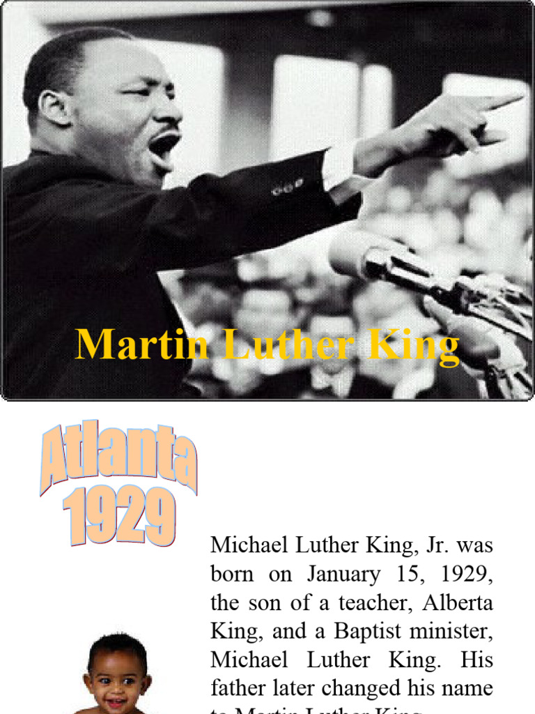 Martin Luther King | PDF | Martin Luther King Jr. | Coretta Scott King