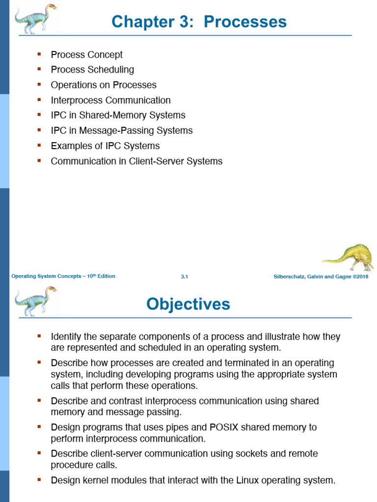Ch3 Revised | PDF | Process (Computing) | Network Socket