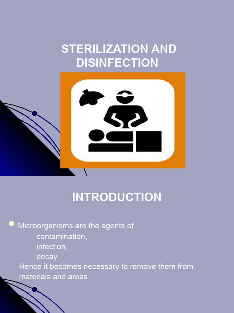 Sterilisation and Disinfection | PDF | Disinfectant | Sterilization (Microbiology)