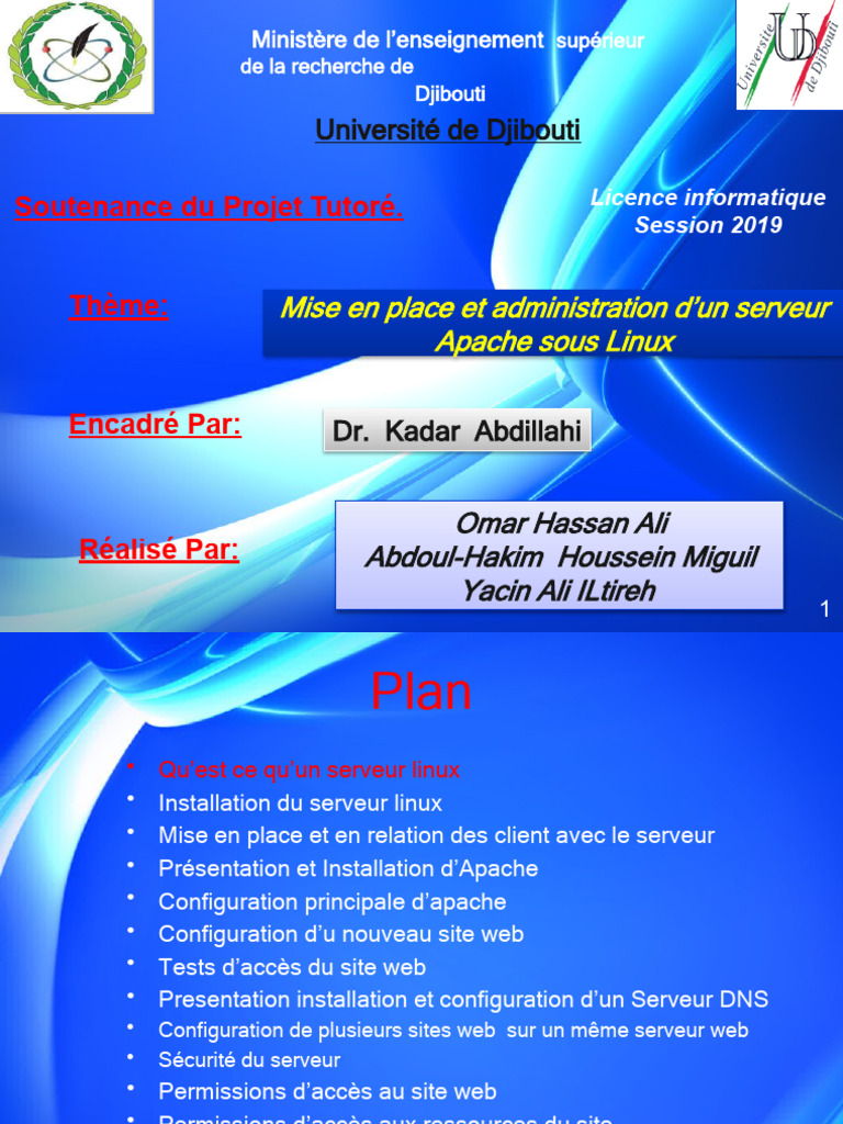 Mise en Place Et Administration D'un Serveur Web | PDF | Mise en réseau | Internet et Web